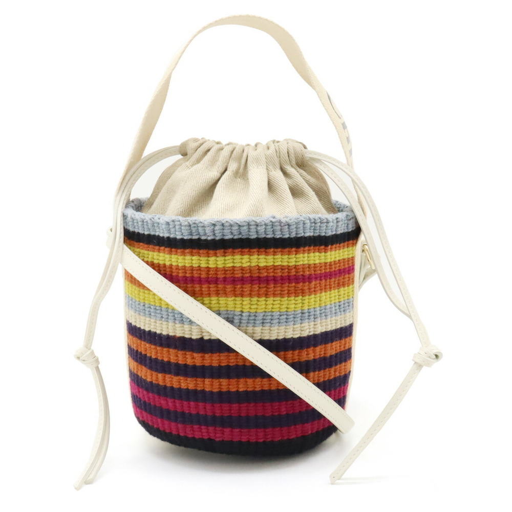 Chloe Mifuko Basket Bag Raffia White - Gem